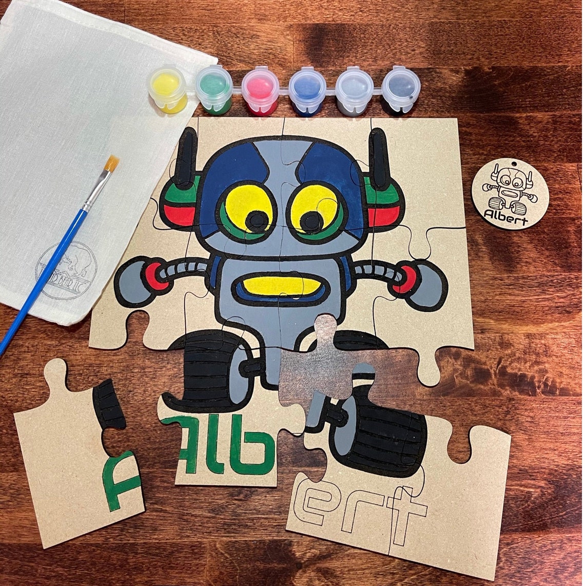 DIY Puzzle Kit, DIY Kids, Personalized Puzzle, DYI Box, Diy Paint Kids ...