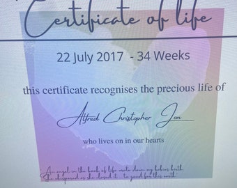 Proof of Life Form, Life Certificate Form Template, Life Certificate ...