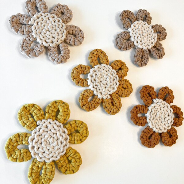Macrame Flower - Etsy