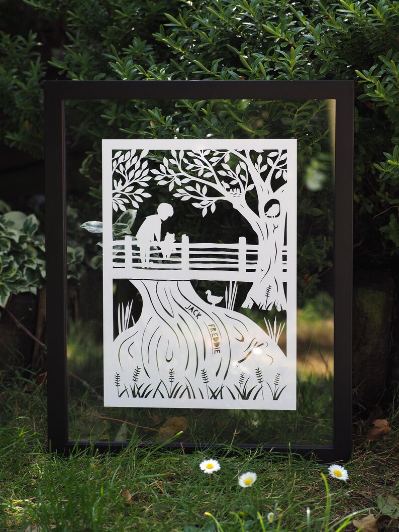 Paper Boat (boy) Papercut Template | SVG File for Cricut or Silhouette ...