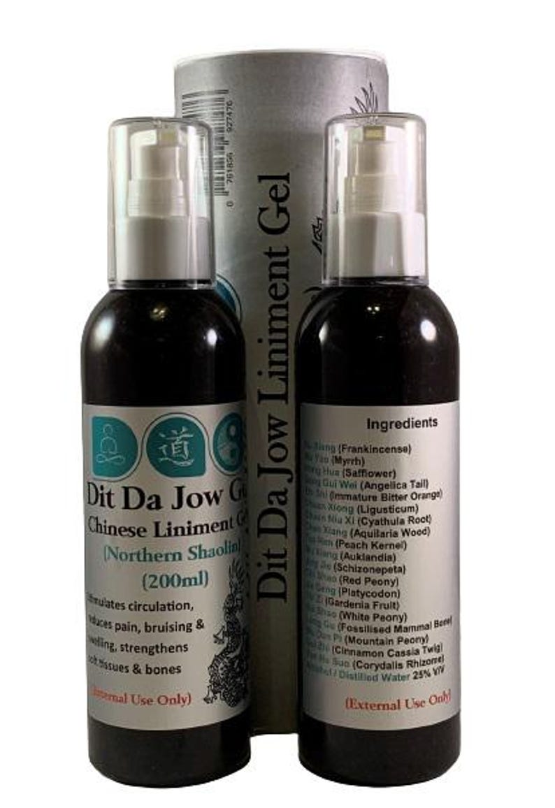 Dit Da Jow Liniment Gel (northern Shaolin) 200ml With Lotion Pump - Etsy