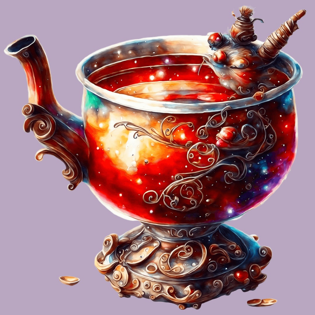 Witches Cauldron Red Liquid PNG File - Etsy