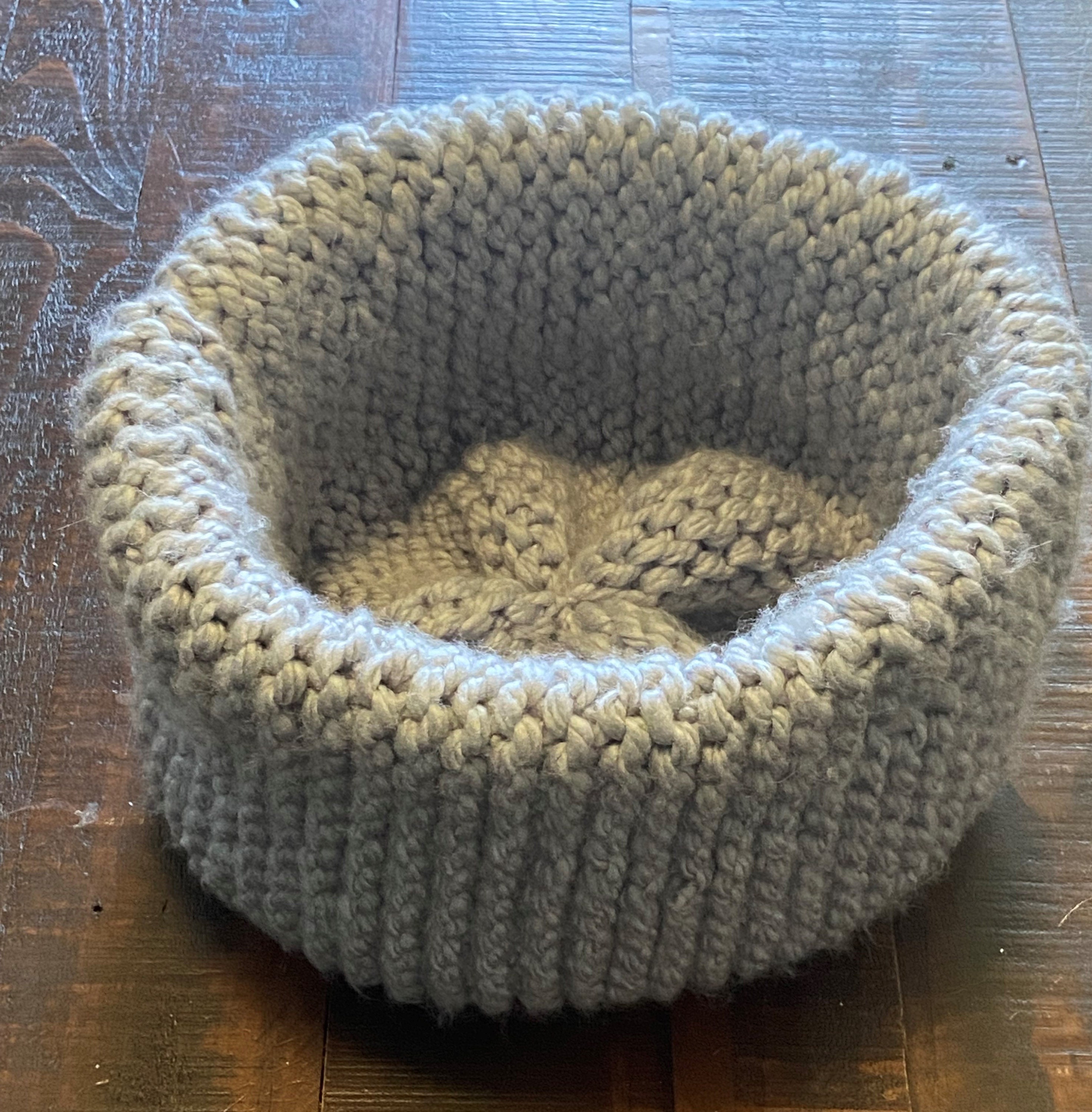 Textured Cat Bed Knitting Pattern - Etsy