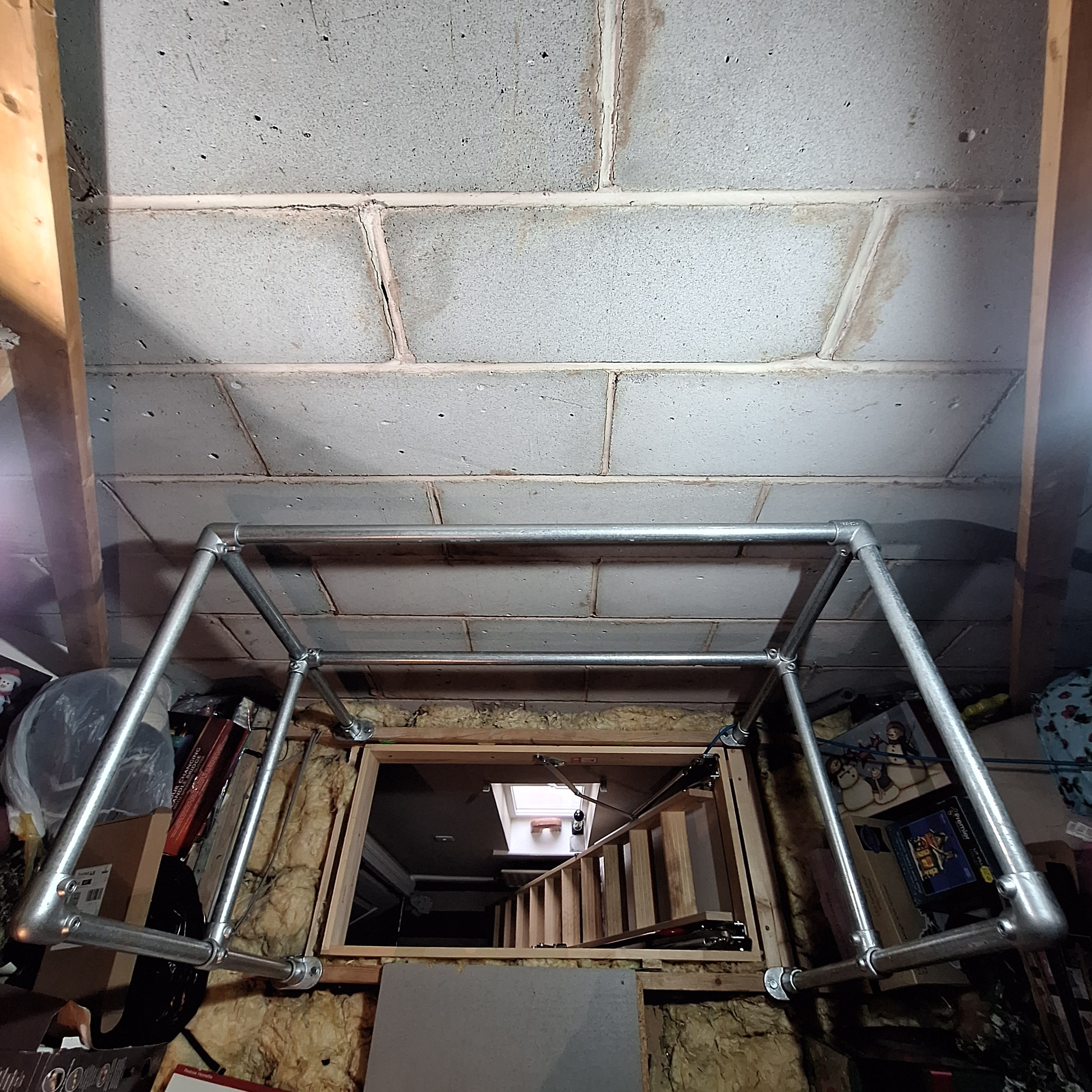 Loft Hatch Handrail to Aid Safe Access to Loft Space - Adjustable to ...