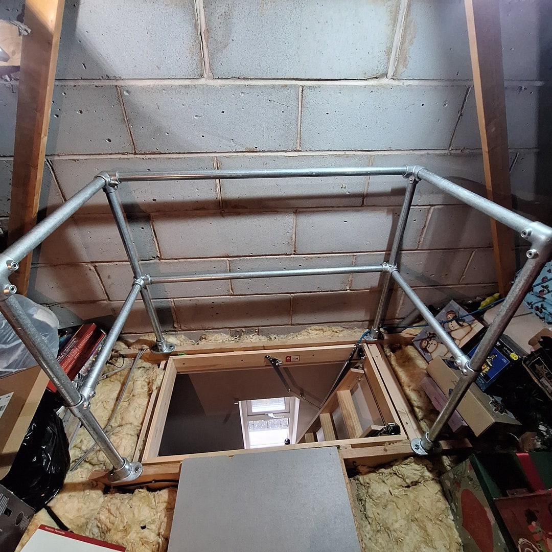 Loft Hatch Handrail to Aid Safe Access to Loft Space - Adjustable to ...