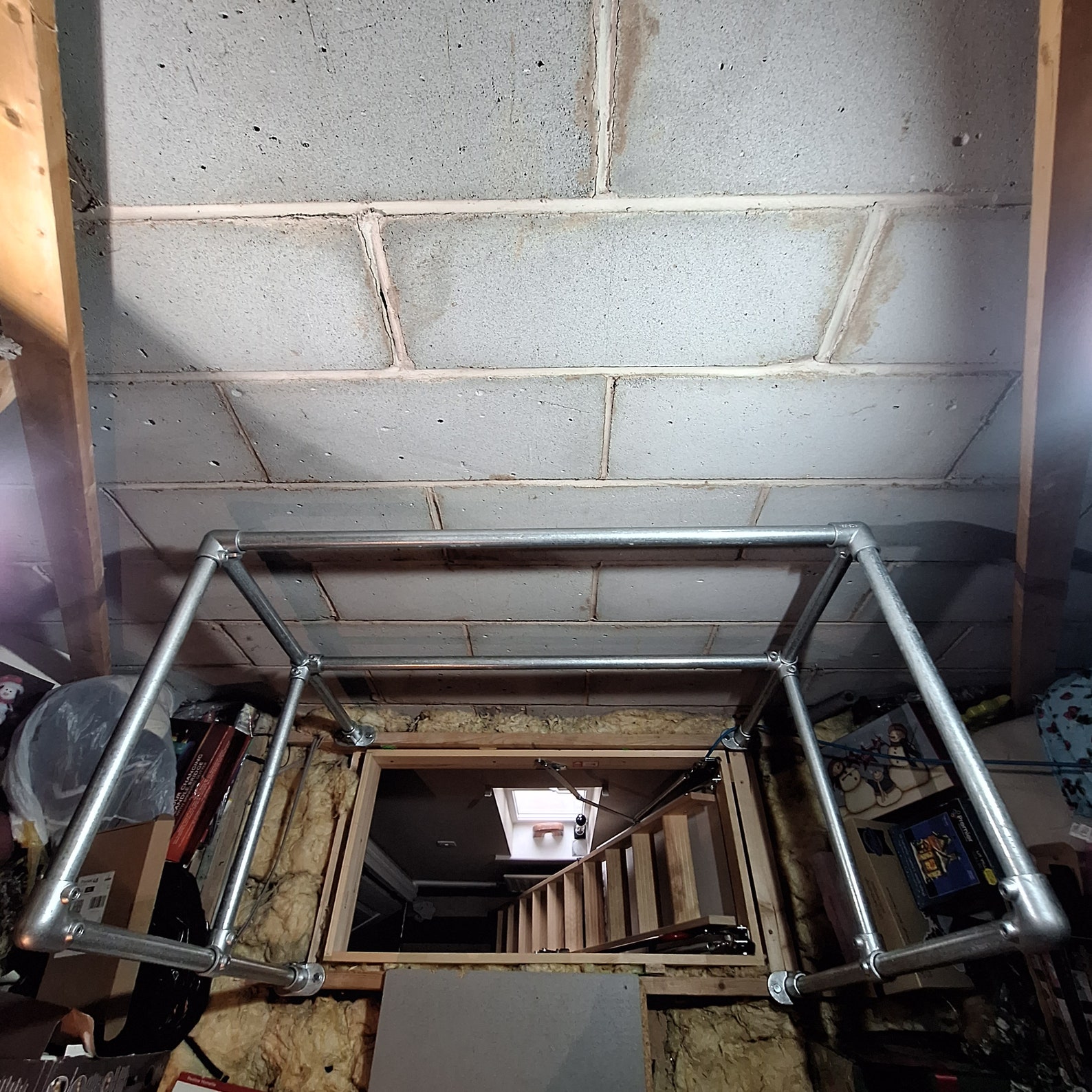 Loft Hatch Handrail to Aid Safe Access to Loft Space Adjustable to ...