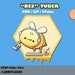Animated Cute Bee Vtuber / PNG GIF Tuber / Yellow Honey Bee Animated ...
