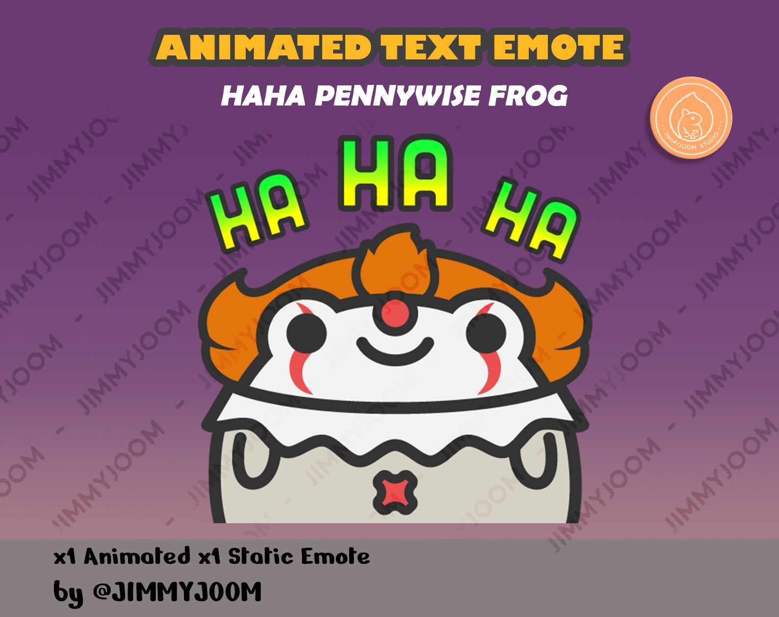 Animated HAHA LOL Emote / Animated Frog Emotes / Cute Kawaii Frog ...