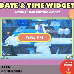 Date and Time Widget for Twitch Streaming / Custom Widget ...