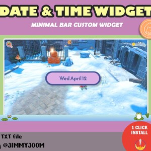 Date and Time Widget for Twitch Streaming / Custom Widget ...