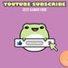 Animated Youtube Subscribe Button Overlay W Sound Effects / - Etsy