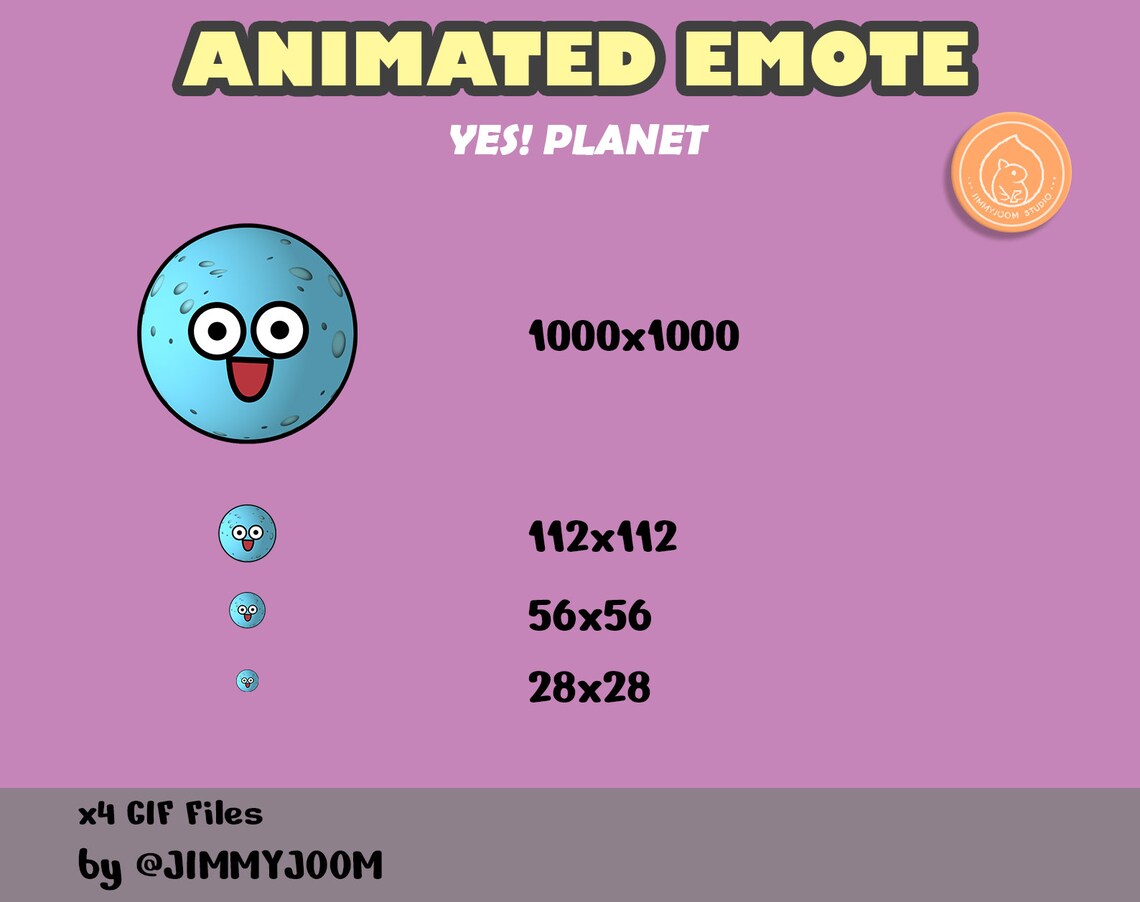 ANIMATED Cute Kawaii YES Twitch Emote Discord Emote / Yes - Etsy