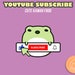 Animated Youtube Subscribe Button Overlay W Sound Effects / - Etsy