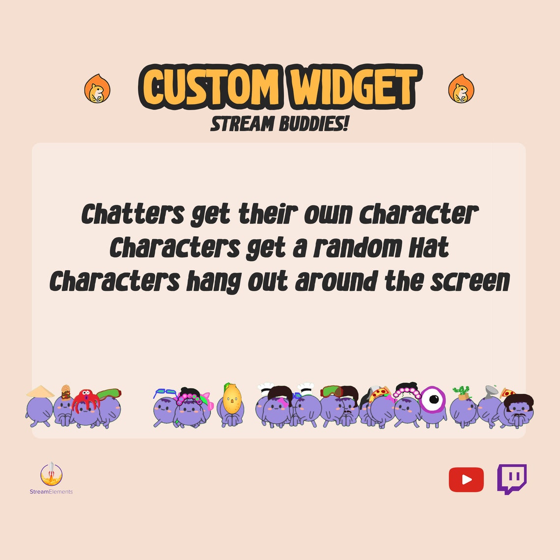 Stream Buddies Twitch Widget - Stream Avatars Like Custom Widget ...