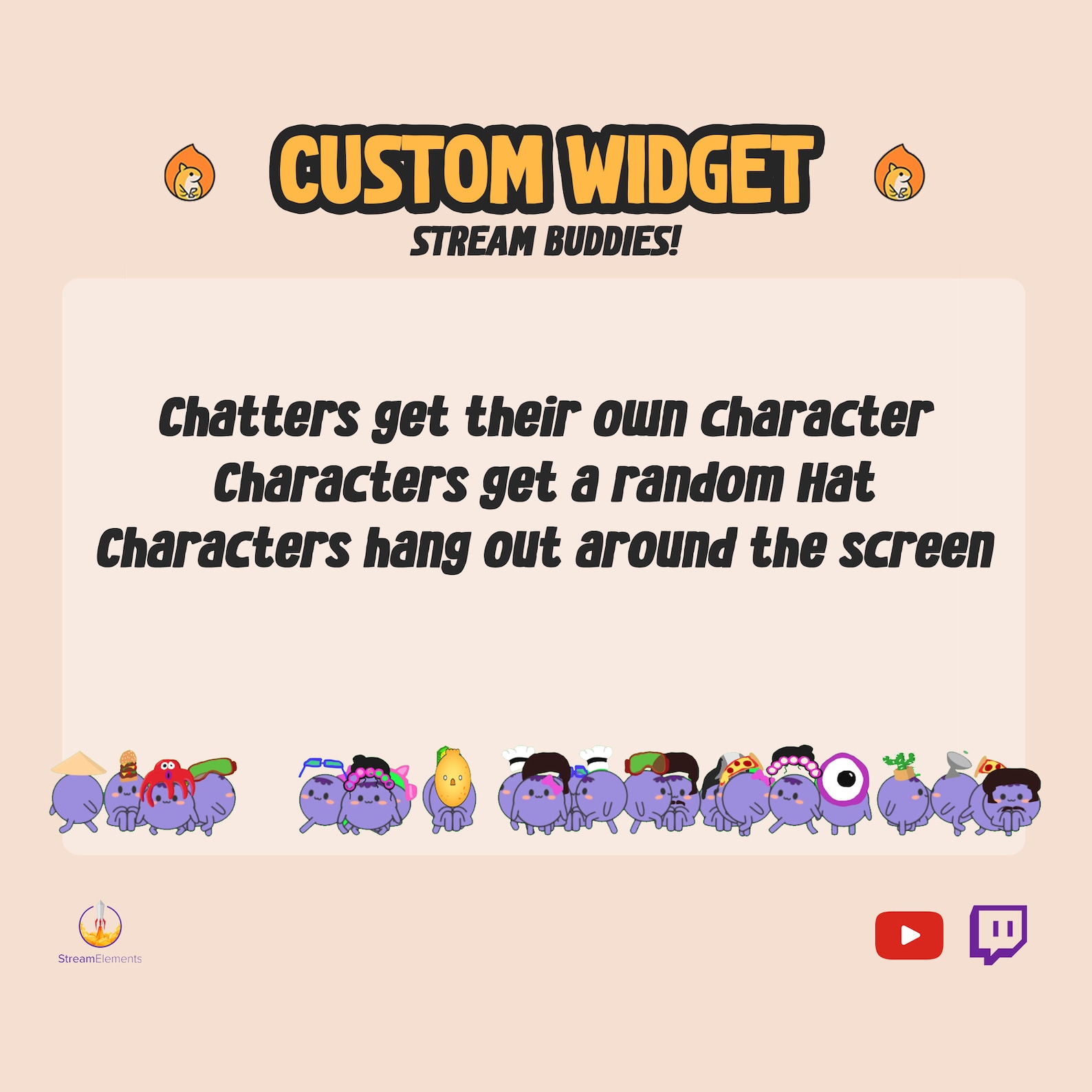 Stream Buddies Twitch Widget - Stream Avatars Like Custom Widget ...