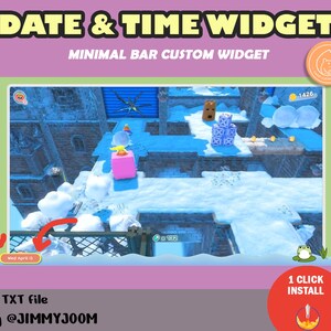 Date and Time Widget for Twitch Streaming / Custom Widget ...