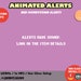 ANIMATED Baby Bee Alerts / Twitch Alerts / Live Streaming Alert Pack ...