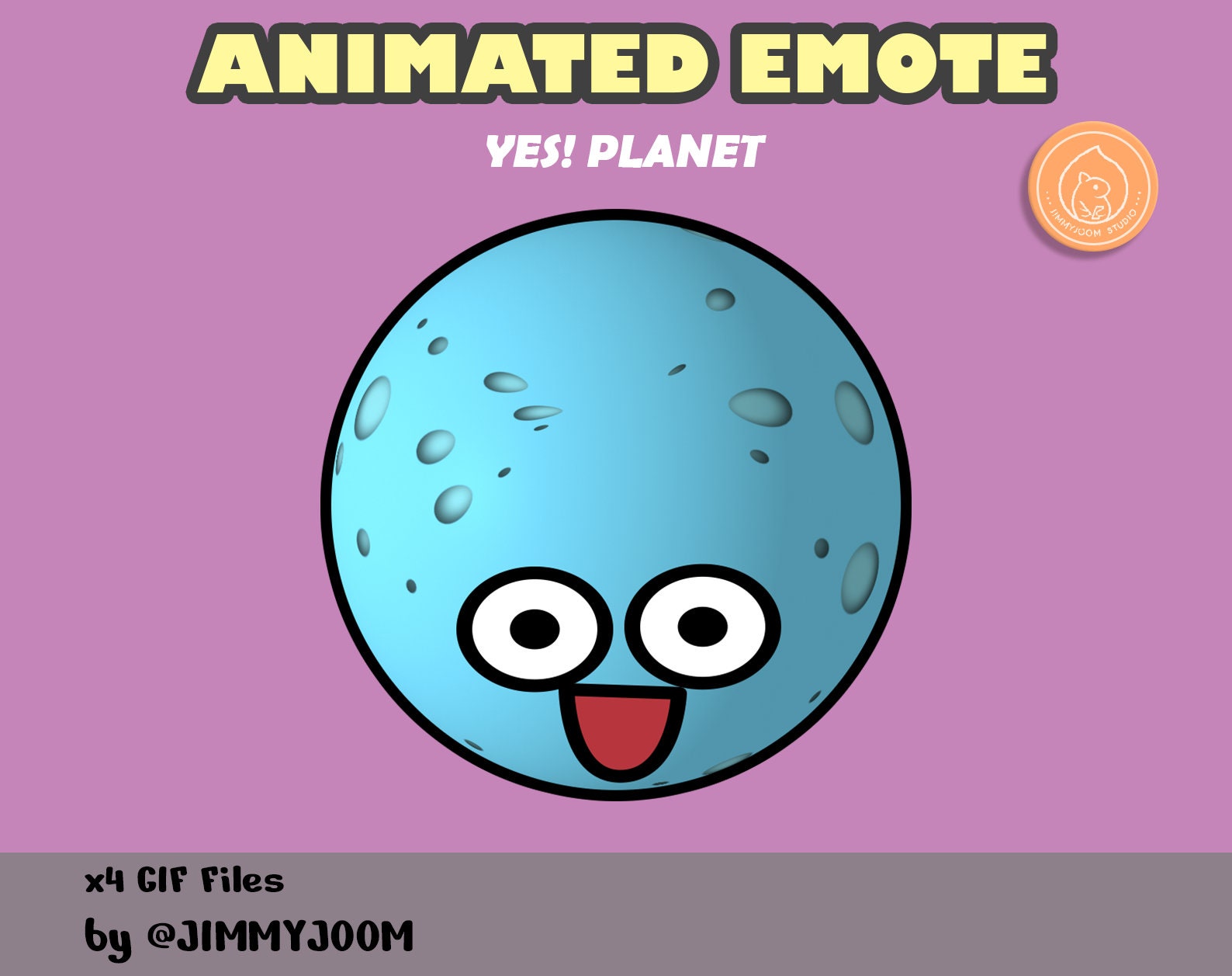 ANIMATED Cute Kawaii YES Twitch Emote Discord Emote / Yes - Etsy
