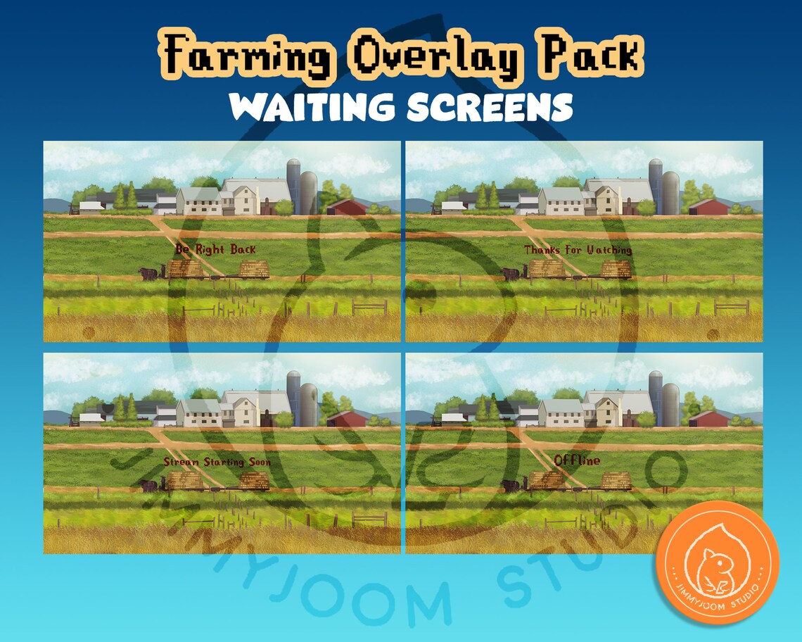 Stardew Valley Style Twitch Pack Twitch Overlay Stream Package Twitch ...