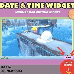 Date and Time Widget for Twitch Streaming / Custom Widget ...