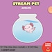Animated Axolotl Stream Pet Custom Widget / STREAMELEMENTS Interactive ...
