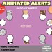 Animated Cat Paw Alerts / Cute Pastel Fullscreen Twitch Stream Alerts ...