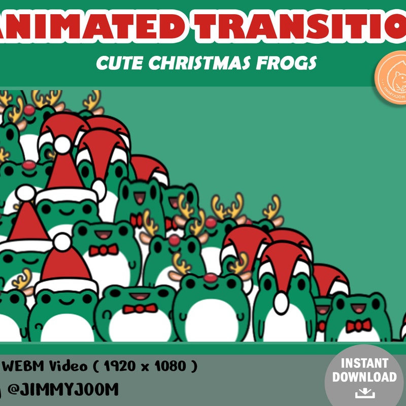 Christmas Frog Stream - Etsy UK