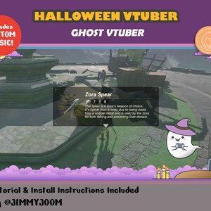 Cute Animated Ghost Vtuber Pngtuber Giftuber / Halloween PNG Tuber ...