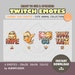 Cute Chubby Fish Twitch Emotes | Cartoon Goldfish Twitch Emote Pack - Etsy