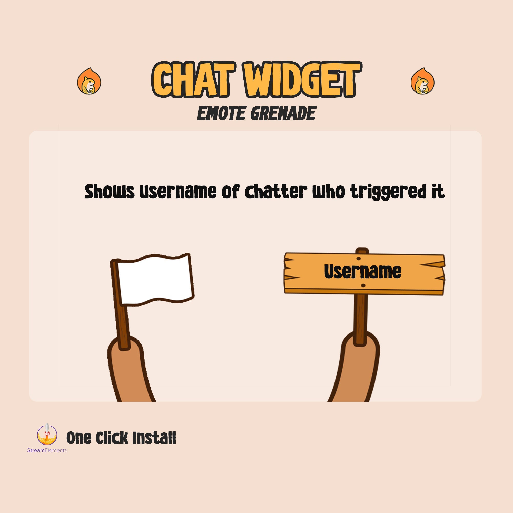Custom Chat Widget Emote Game / Animated Twitch Chat Widget / Animated ...