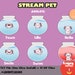 Animated Axolotl Stream Pet Custom Widget / STREAMELEMENTS Interactive ...