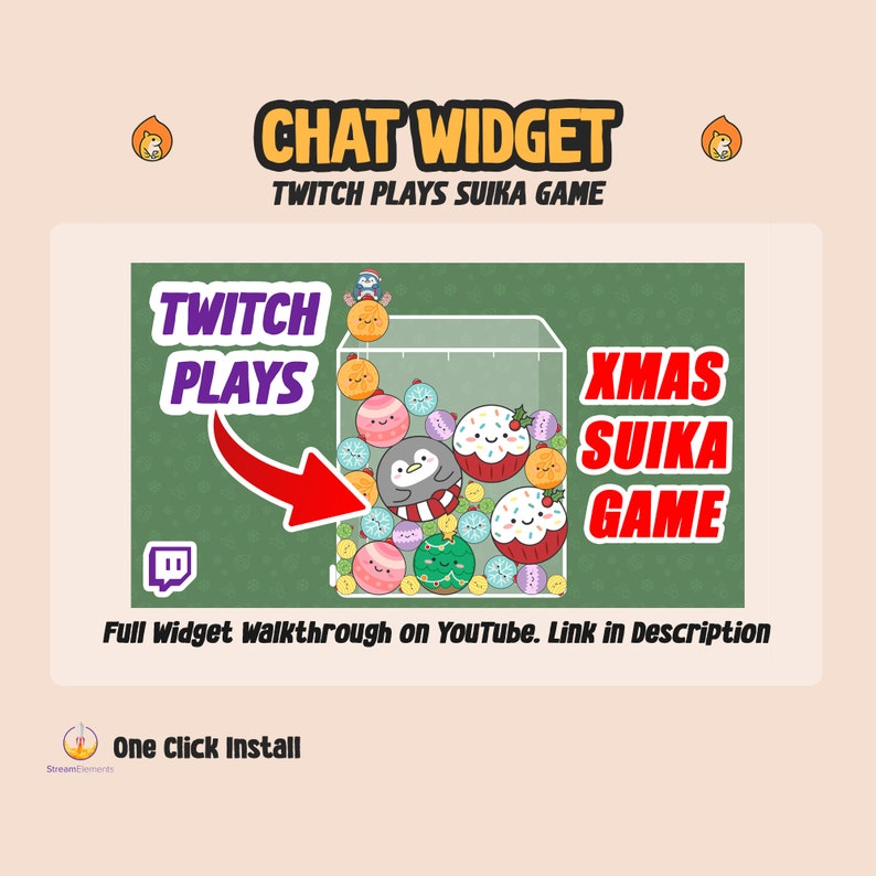 Suika Game Chat Widget Twitch Plays Suika Game Chat Controlled Game ...
