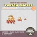 Cute Chubby Fish Twitch Emotes Cartoon Goldfish Twitch Emote Pack - Etsy