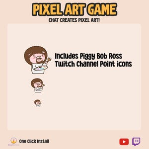 Twitch Pictionary Game: Chat Pixel Art Overlay Widget - Etsy