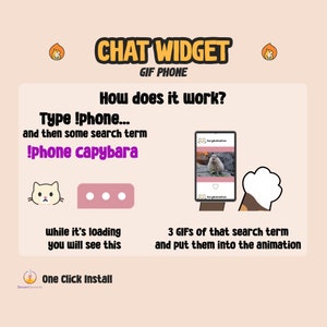 Custom Chat Widget GIF Game / Twitch Chat Widget / Animated Fox Frog ...