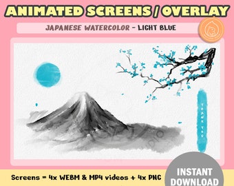 Japanese Twitch Overlay - Etsy