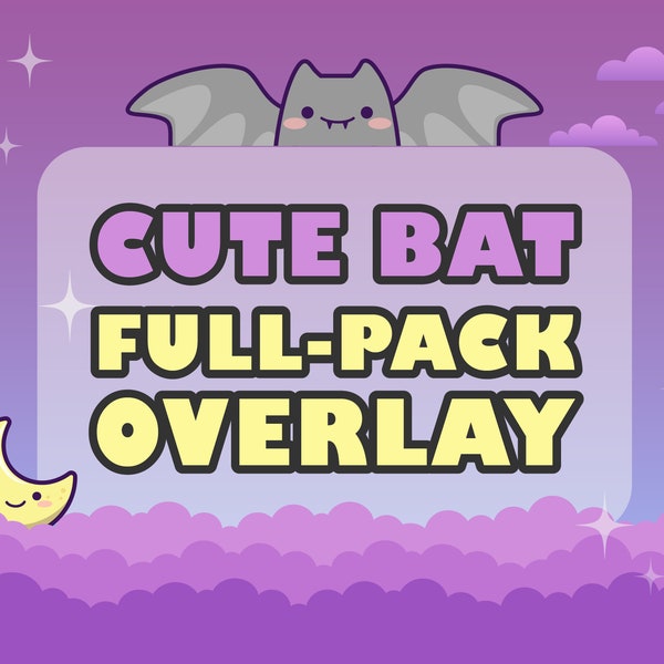 Twitch Overlay Purple - Etsy