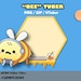 Animated Cute Bee Vtuber / PNG GIF Tuber / Yellow Honey Bee Animated ...