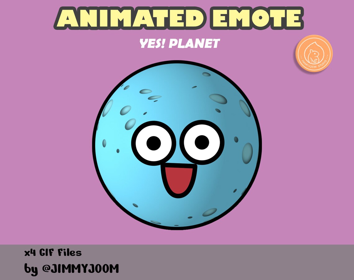 ANIMATED Cute Kawaii YES Twitch Emote Discord Emote / Yes - Etsy