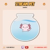 Animated Axolotl Stream Pet Custom Widget / STREAMELEMENTS Interactive ...
