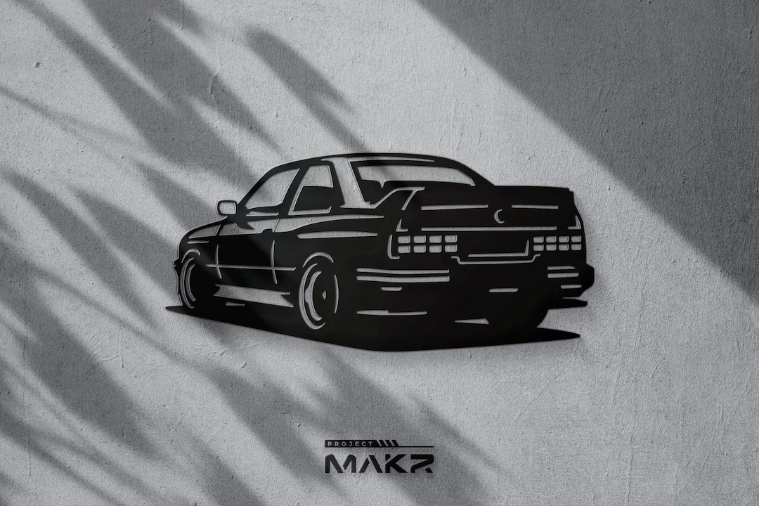 Classic BMW M3 E30 Inspired Wall Art | Dxf Svg | CNC Plasma, Laser Cut ...