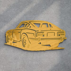 Digital Download | Inspired by Classic Datsun 240Z | DXF File | Laser ...