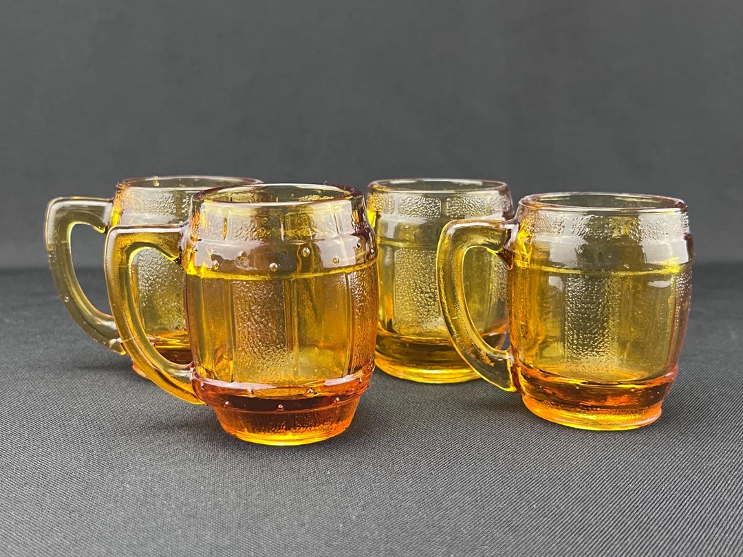 Vintage Gold Whisky Barrel 2oz Shot Glasses - Barrel Jigger - Keg ...