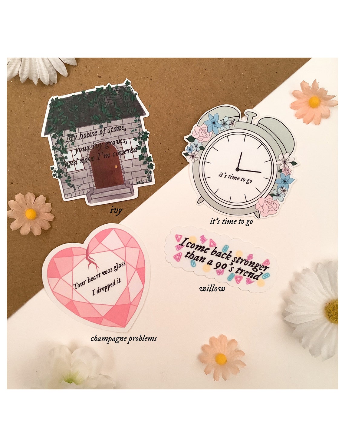 Taylor Swift Evermore Stickers / Evermore / Taylor Swift Song - Etsy