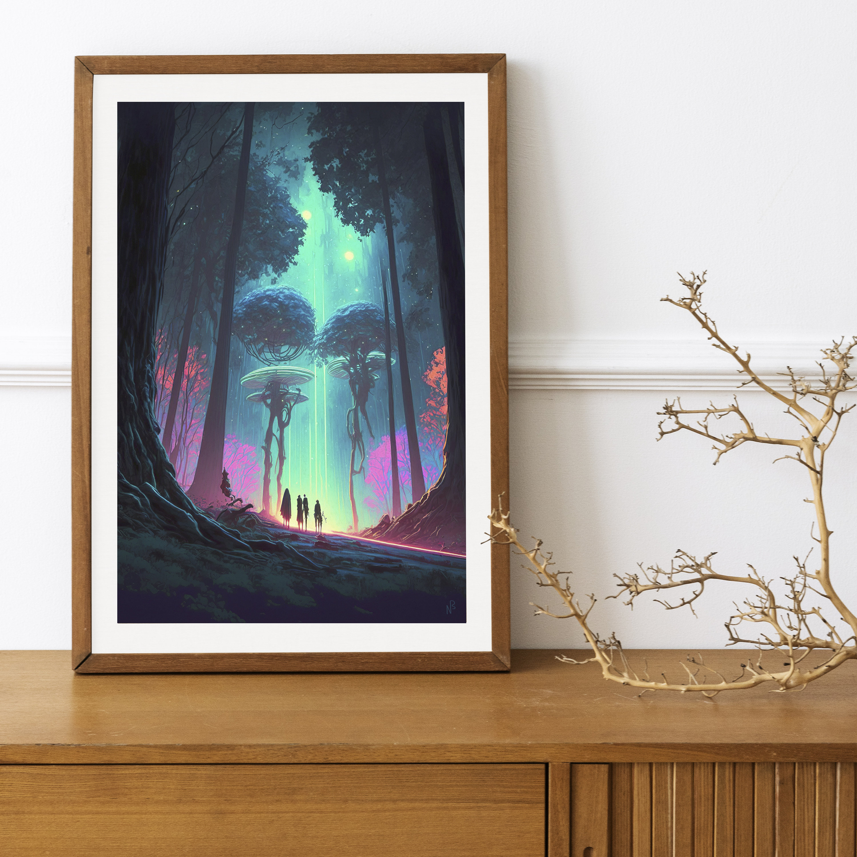 Mycelia Art Print, Sci-fi Movie Wall Art, Frame Not Included ...