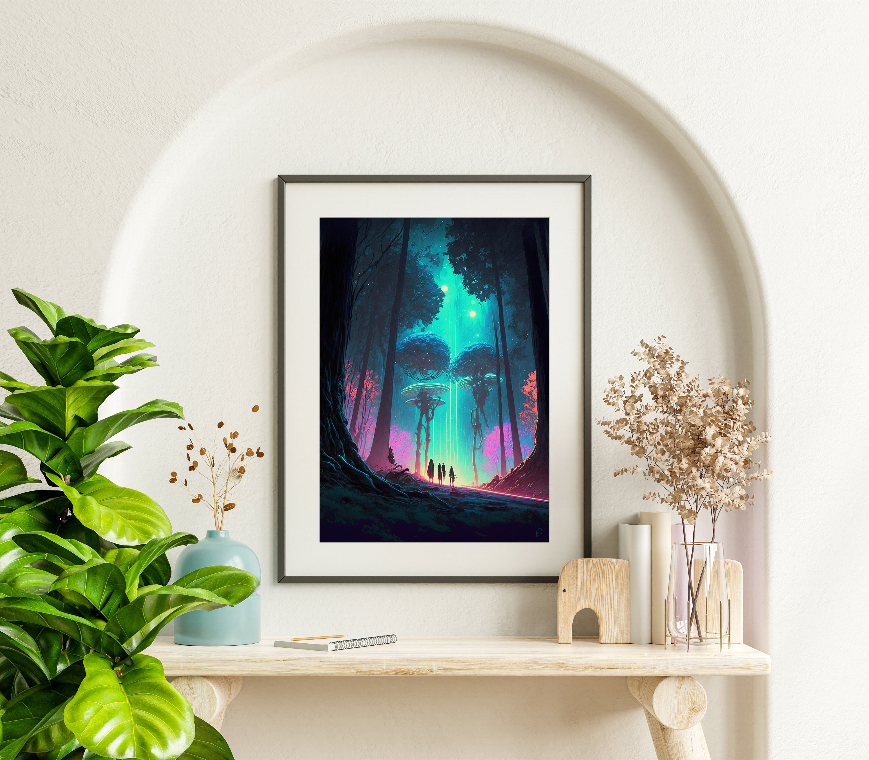 Mycelia Art Print, Sci-fi Movie Wall Art, Frame Not Included ...