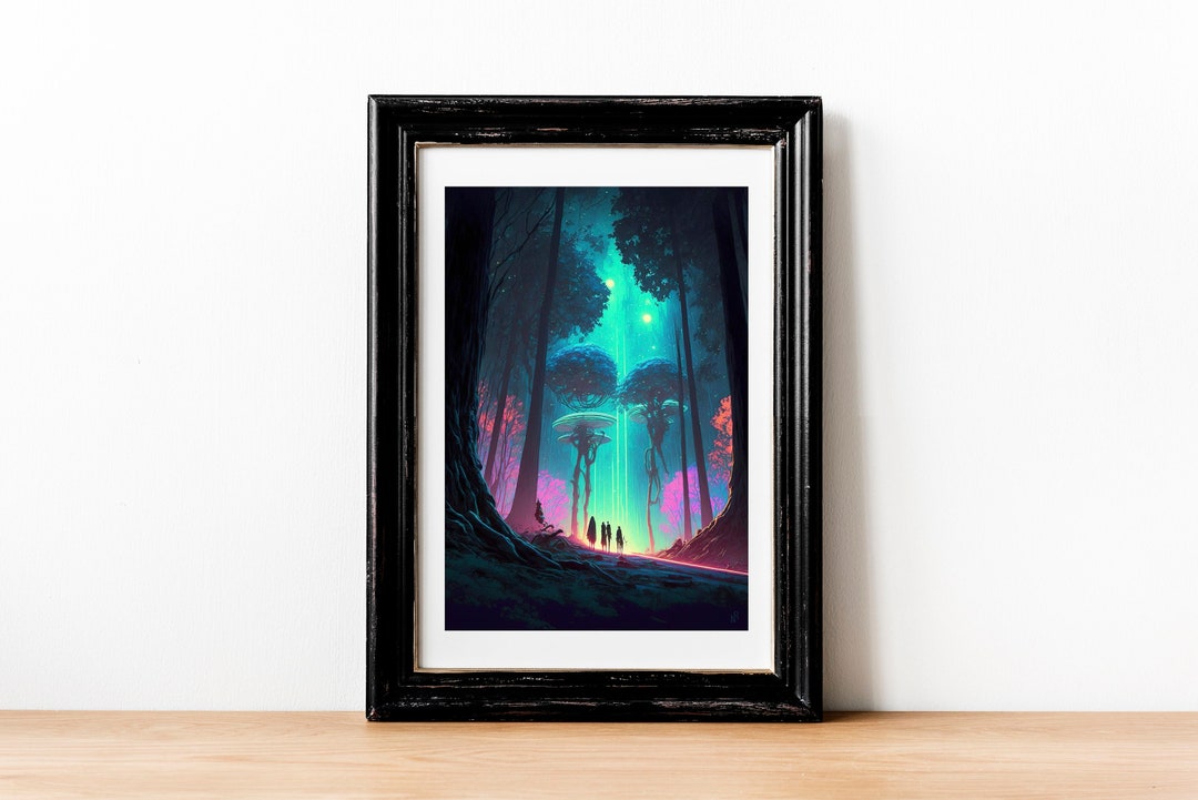 Mycelia Art Print, Sci-fi Movie Wall Art, Frame Not Included ...