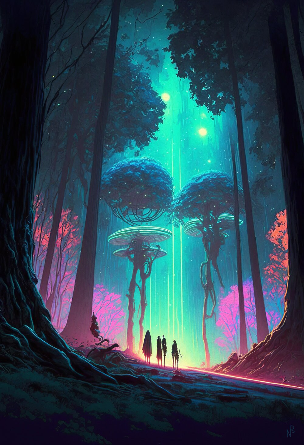 Mycelia Art Print, Sci-fi Movie Wall Art, Frame Not Included ...