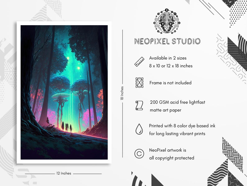 Mycelia Art Print, Sci-fi Movie Wall Art, Frame Not Included ...