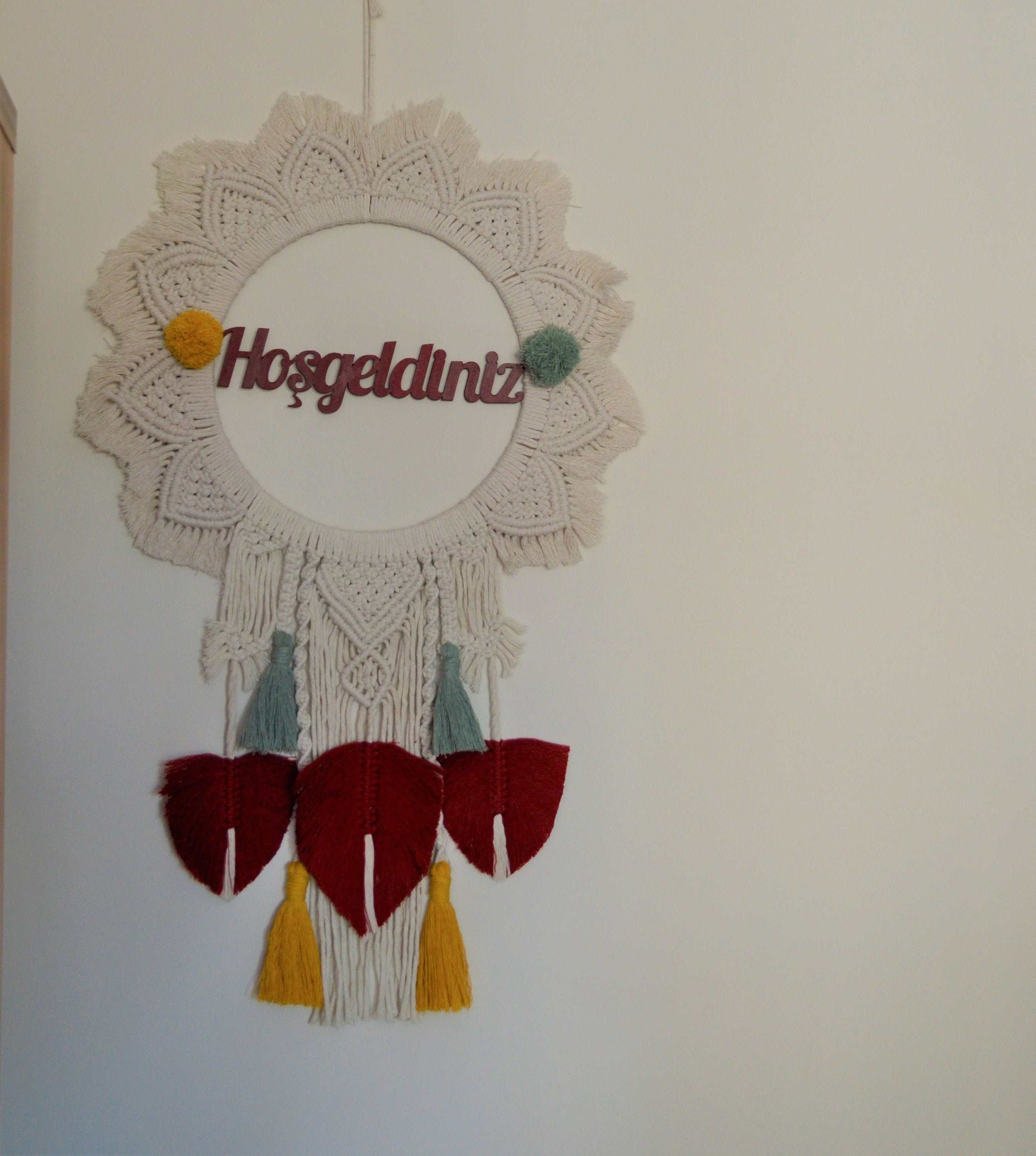 Personalized Name Decor, Macrame Welcome Sign,home Decor, Wall Art ...